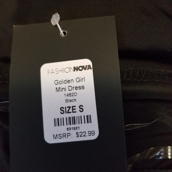 Fashion Nova | Dresses | Golden Girl Mini Dress Fashion Nova | Poshmark